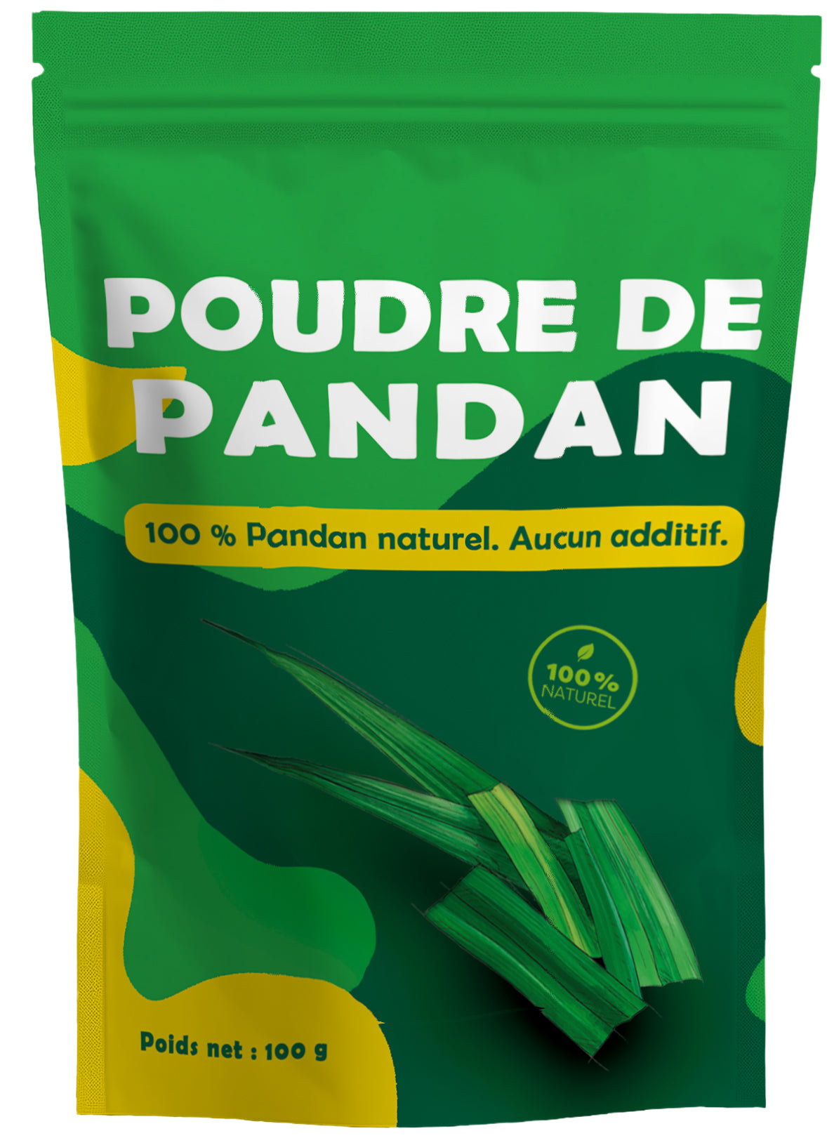Poudre de PANDAN - 100 % NATUREL - Sans additif - Sachet de 100 g ...